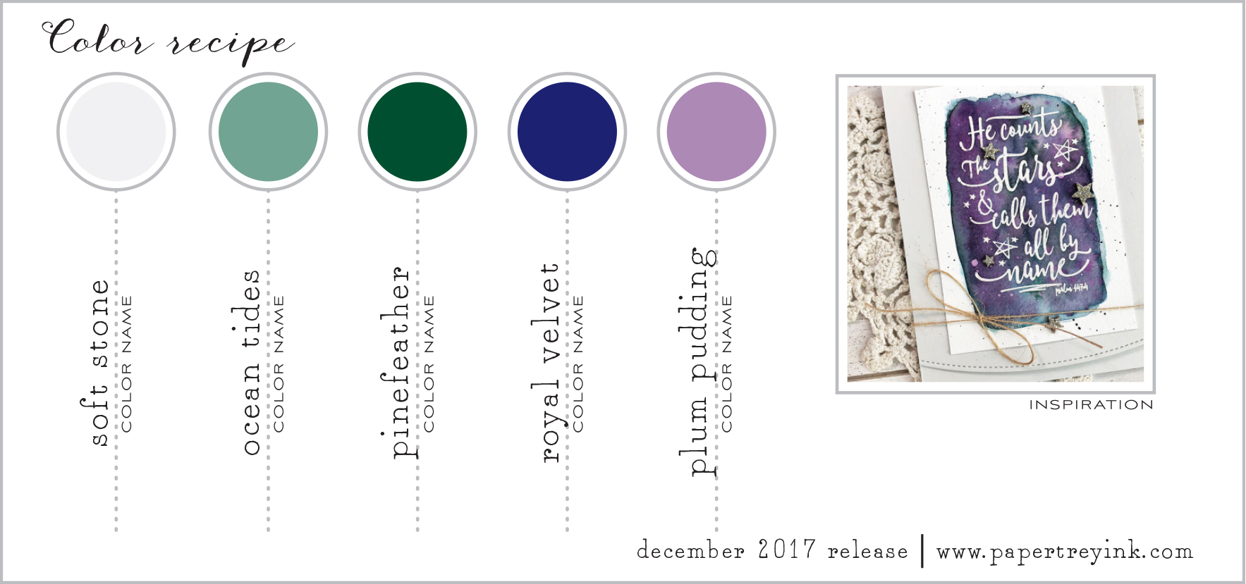 December 2017 Release Inspiration Cards