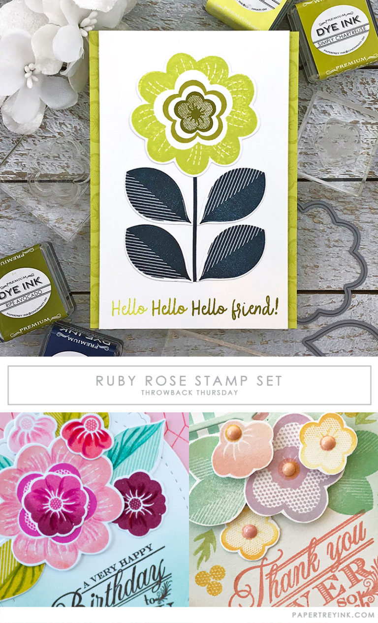 Throwback Thursday: Ruby Rose Stamp Set