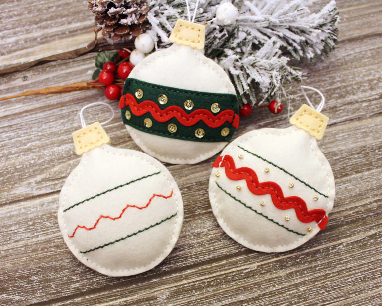 Simple To Spectacular: Stitched Ornament Edition