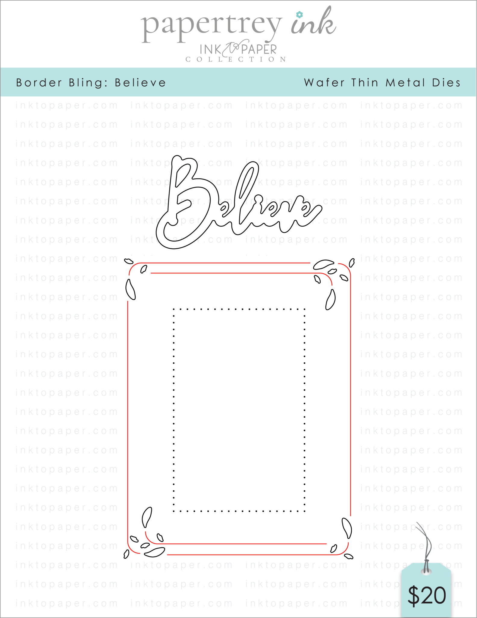 Winter Woodlands + Wood Chips + Deer to Me + Border Bling: Believe