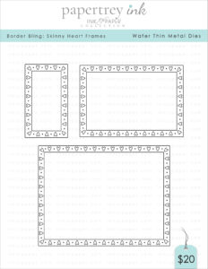 Anywhere Together + Border Bling: Skinny Heart Frames + Storybook Love ...