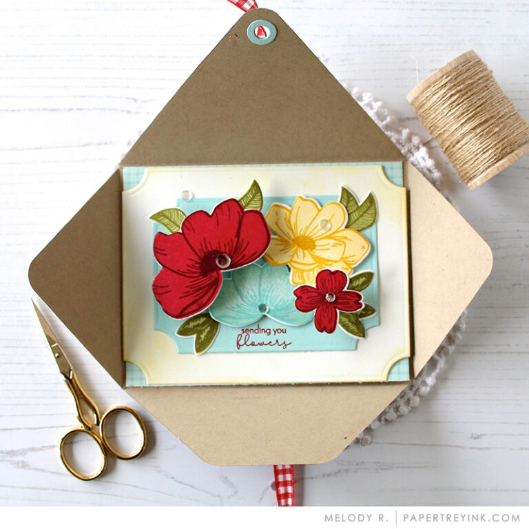 Pop-Up Envelope + Pop-Up Florals + Just Sentiments: Blooms + Lush ...