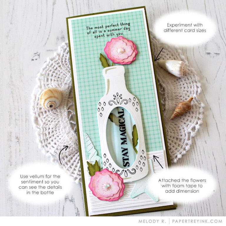 Message In a Bottle + Inside Greetings: Summer + Summer Shells + Just ...
