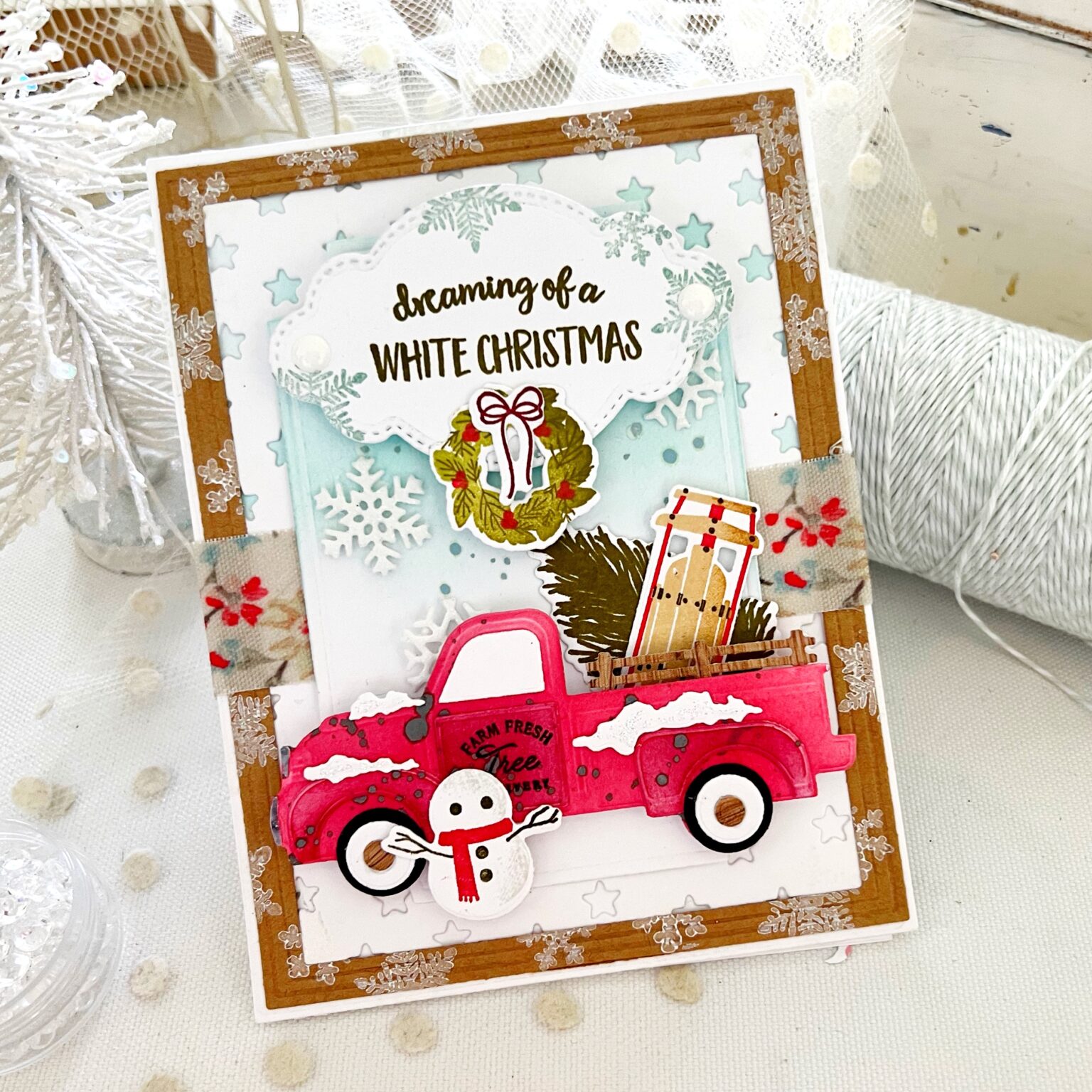 Bring Home the Holidays + Inside Greetings: Peace + Snowy Truck ...