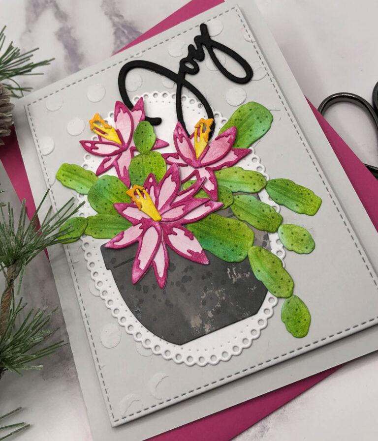Into the Blooms: Cactus + Cover Plate: Stitched Florals + Inside ...