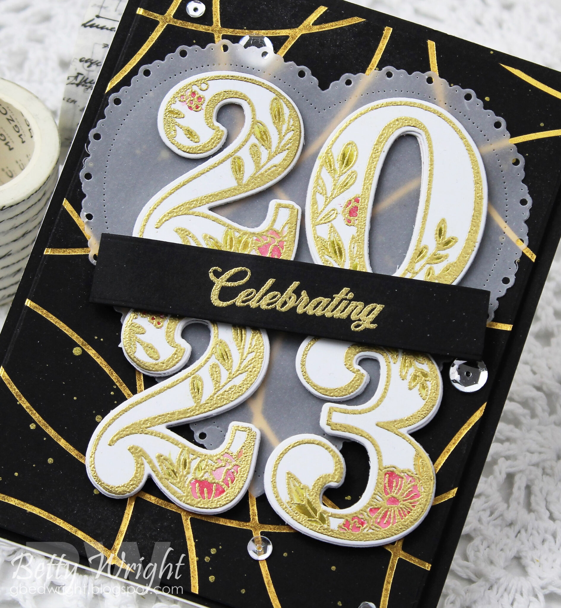 Fancy Floral Numbers + Delicate Circles + Just Sentiments: Celebration ...