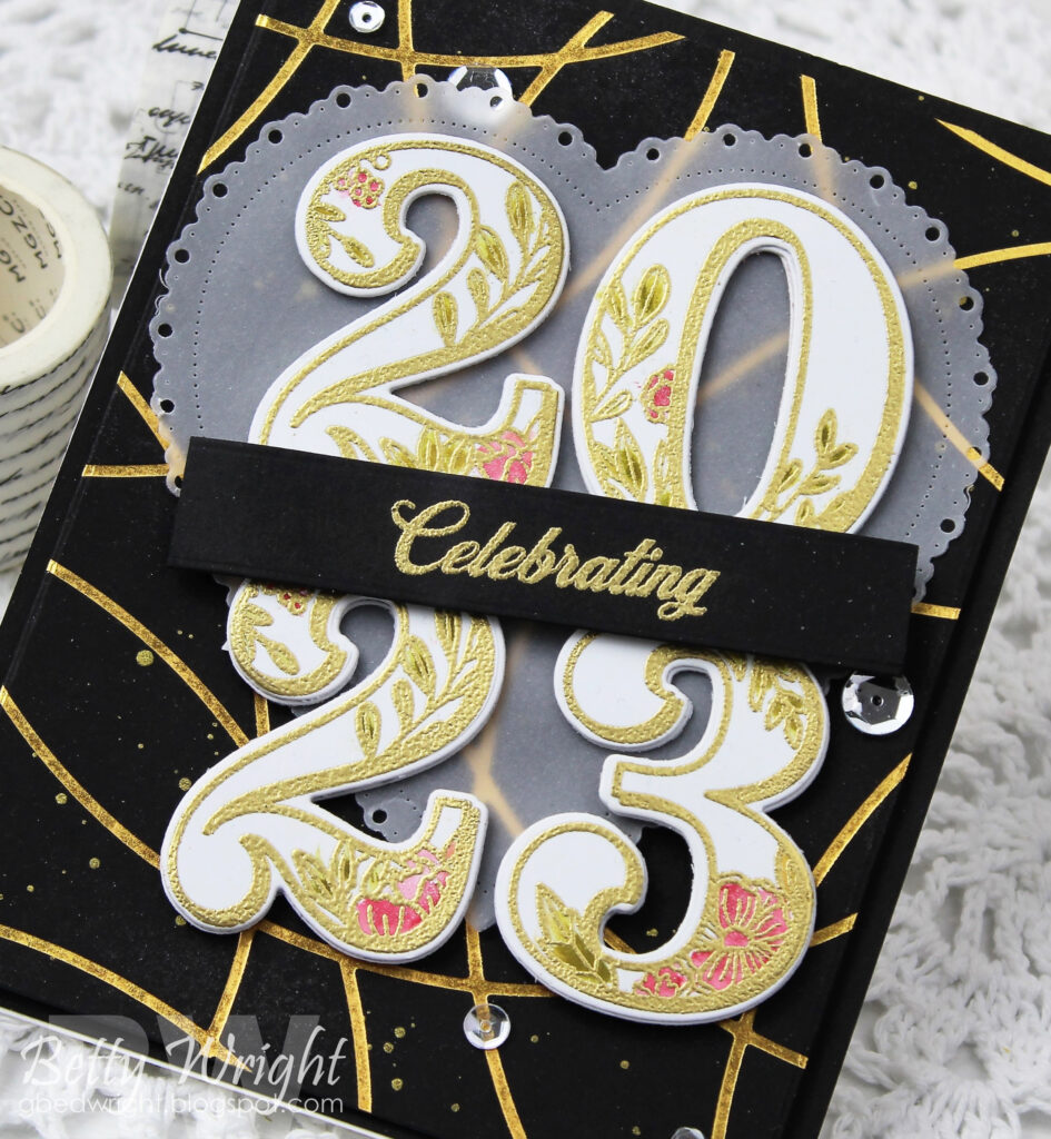 Fancy Floral Numbers + Delicate Circles + Just Sentiments: Celebration ...