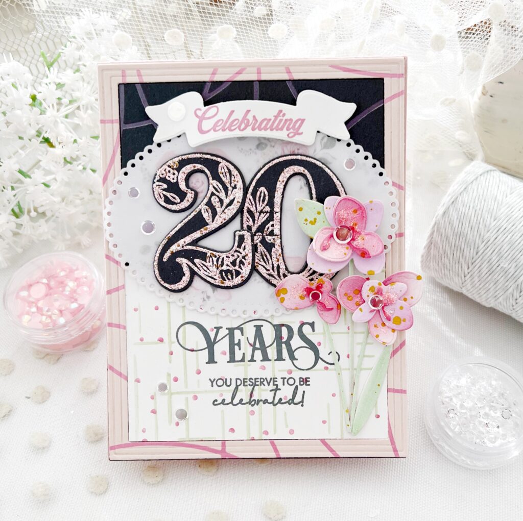 Fancy Floral Numbers + Delicate Circles + Just Sentiments: Celebration ...