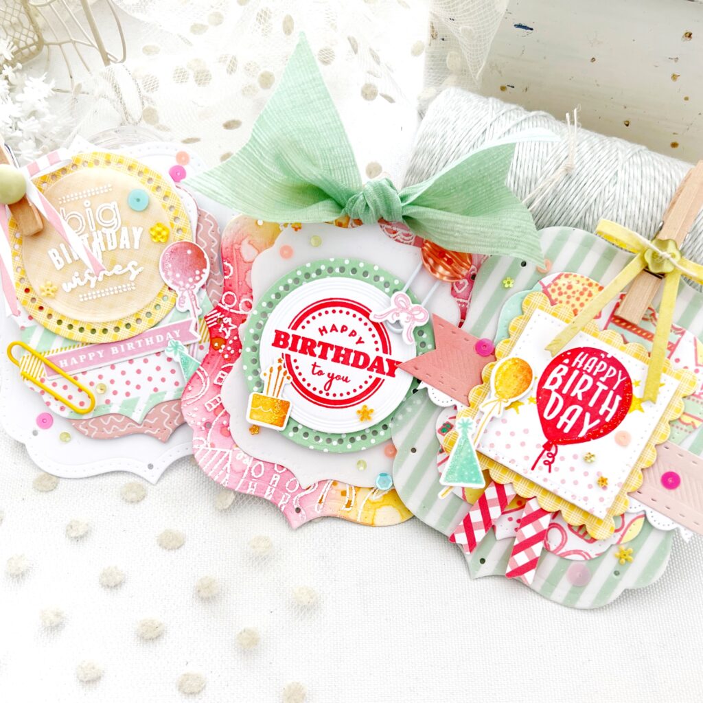 Birthday Tag Kit + Birthday Background & Birthday Celebration + Love to ...