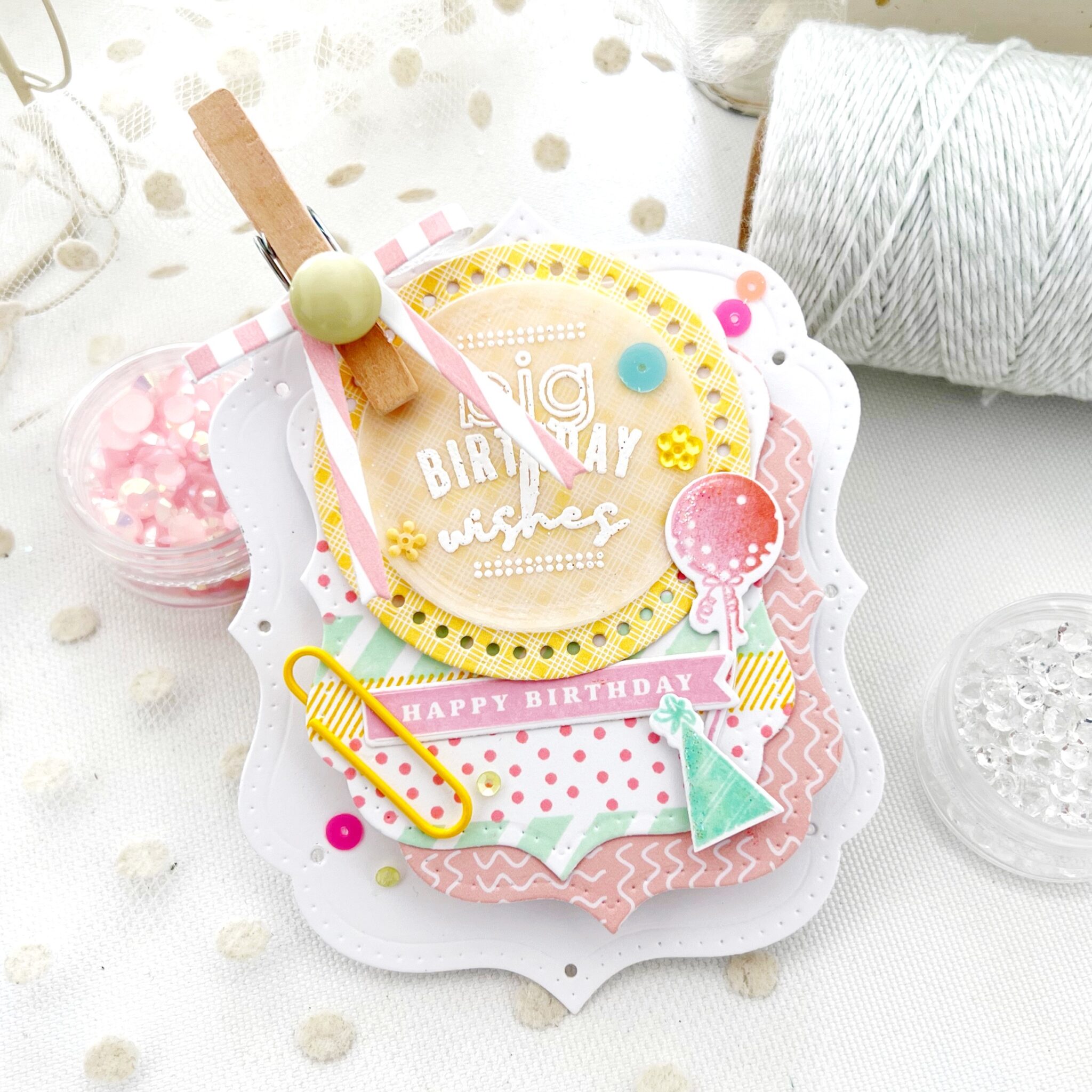 Birthday Tag Kit + Birthday Background & Birthday Celebration + Love to ...
