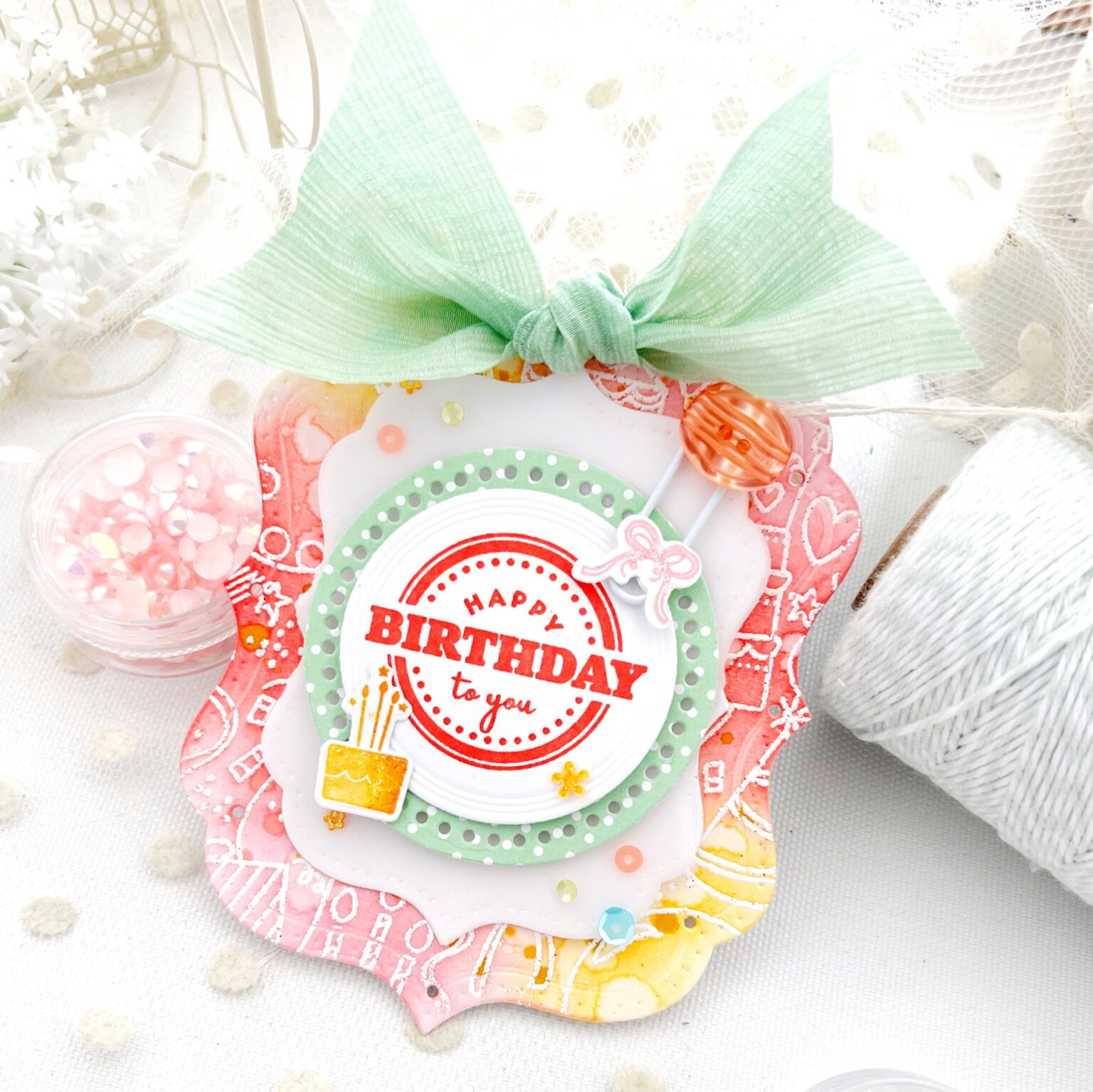 Birthday Tag Kit + Birthday Background & Birthday Celebration + Love to ...