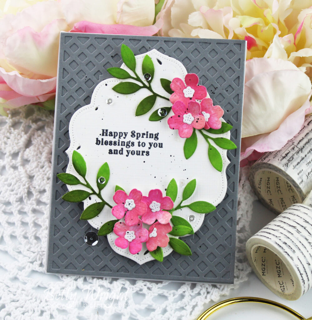 Border Bling: Lattice + Into the Blooms: Clover + Just Sentiments ...
