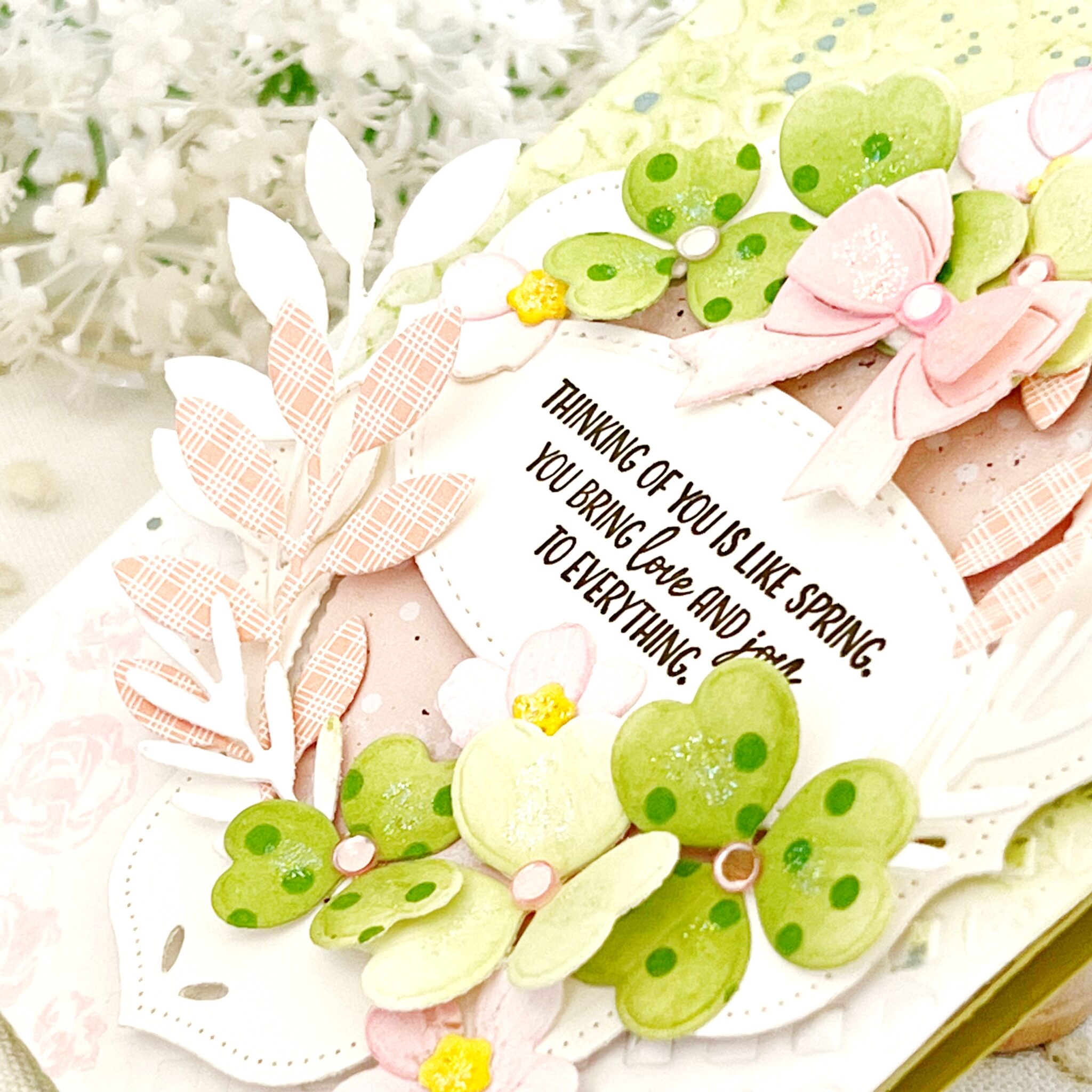 Border Bling: Lattice + Into the Blooms: Clover + Just Sentiments ...