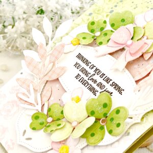 Border Bling: Lattice + Into the Blooms: Clover + Just Sentiments ...