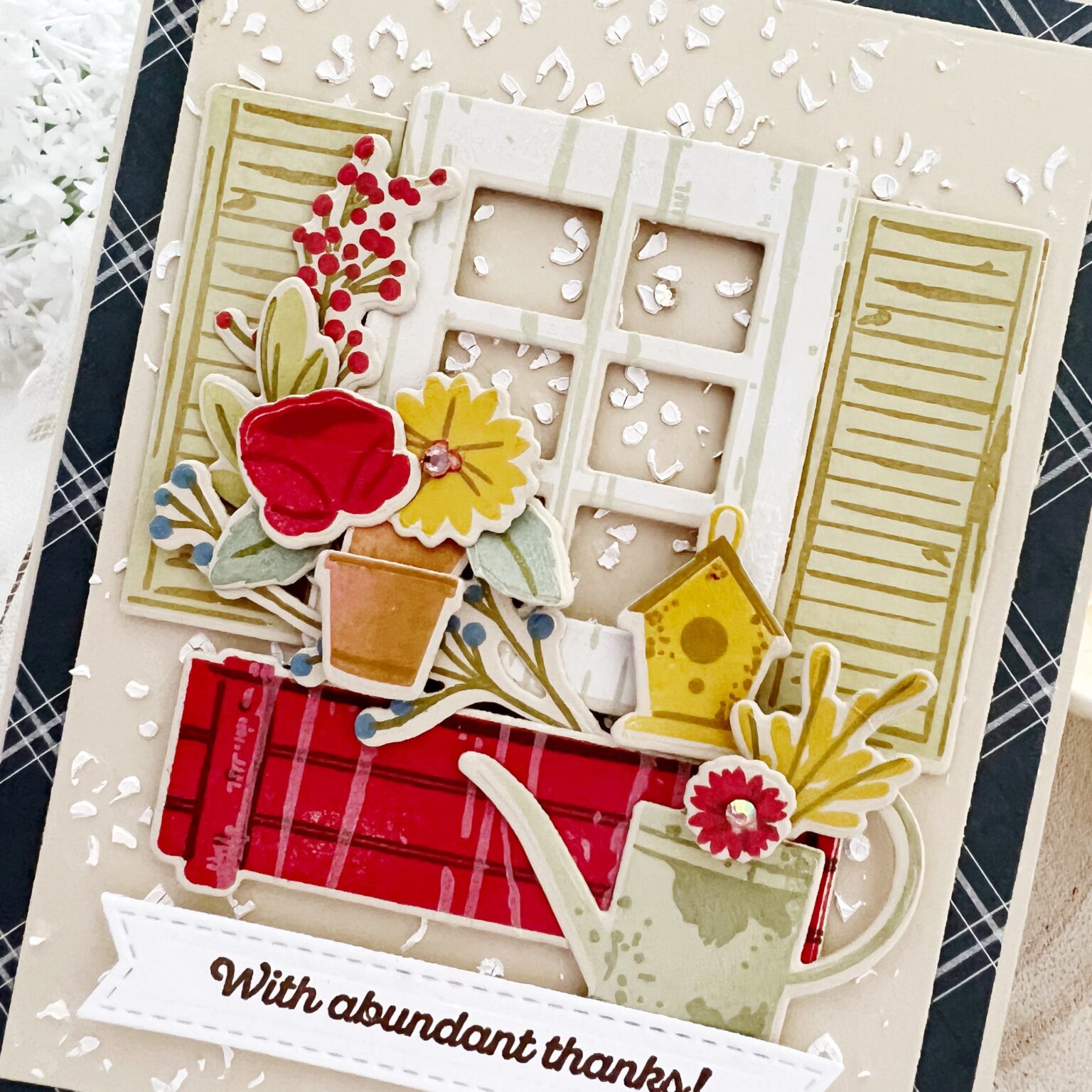 Window Garden + Paw Prints