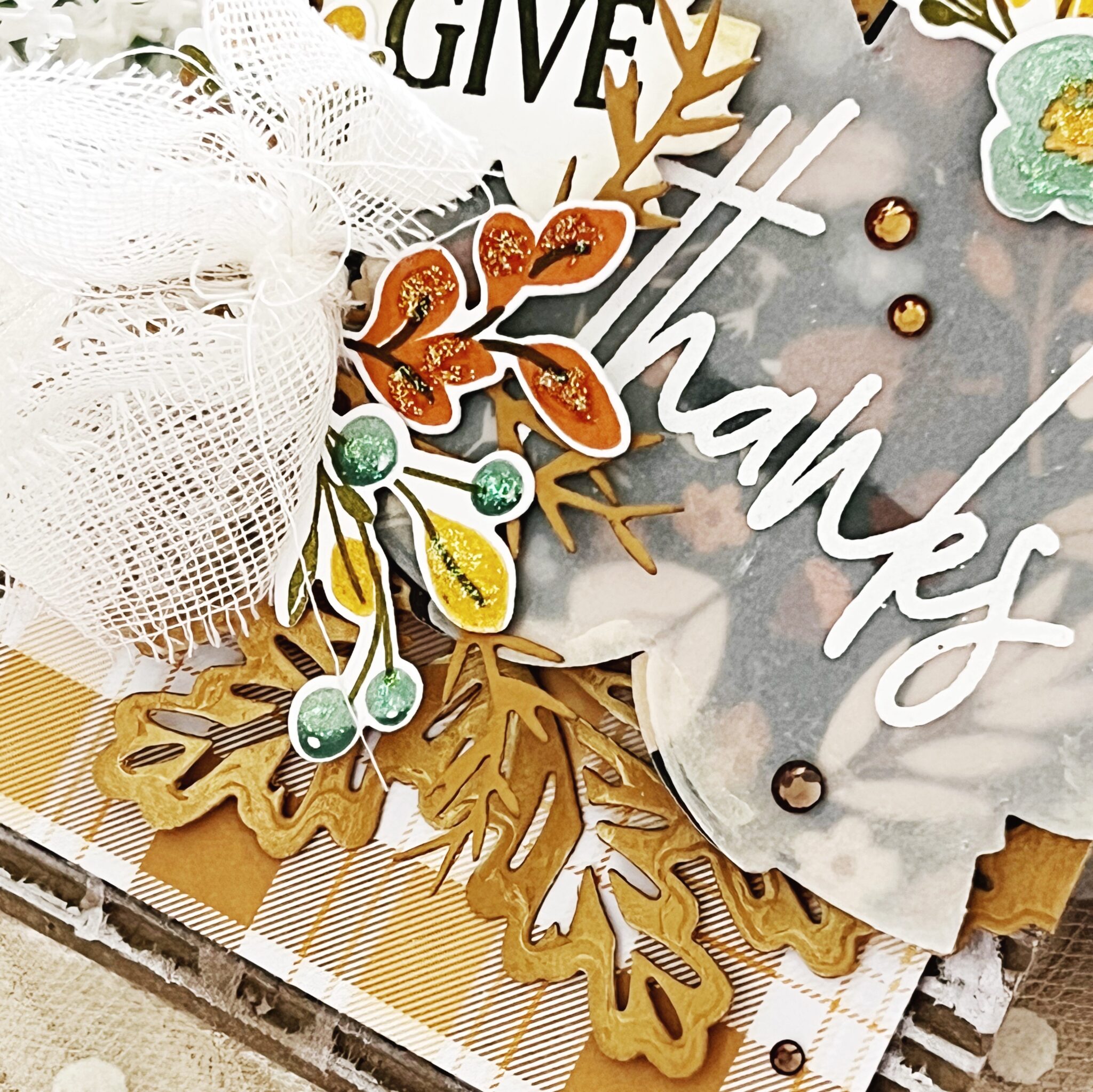 Love to Layer: Leaves + Leave It to Me + Elegant Edges: Wheat Stalks ...