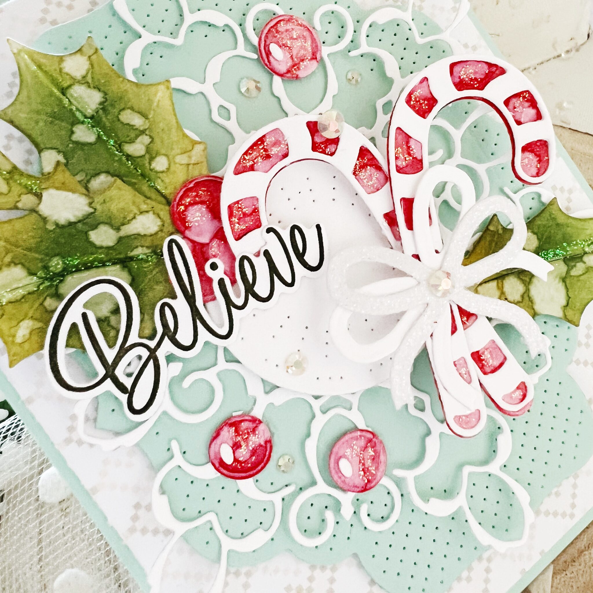 Christmas in Frames + Candy Cane Classics + Into the Blooms: Holly