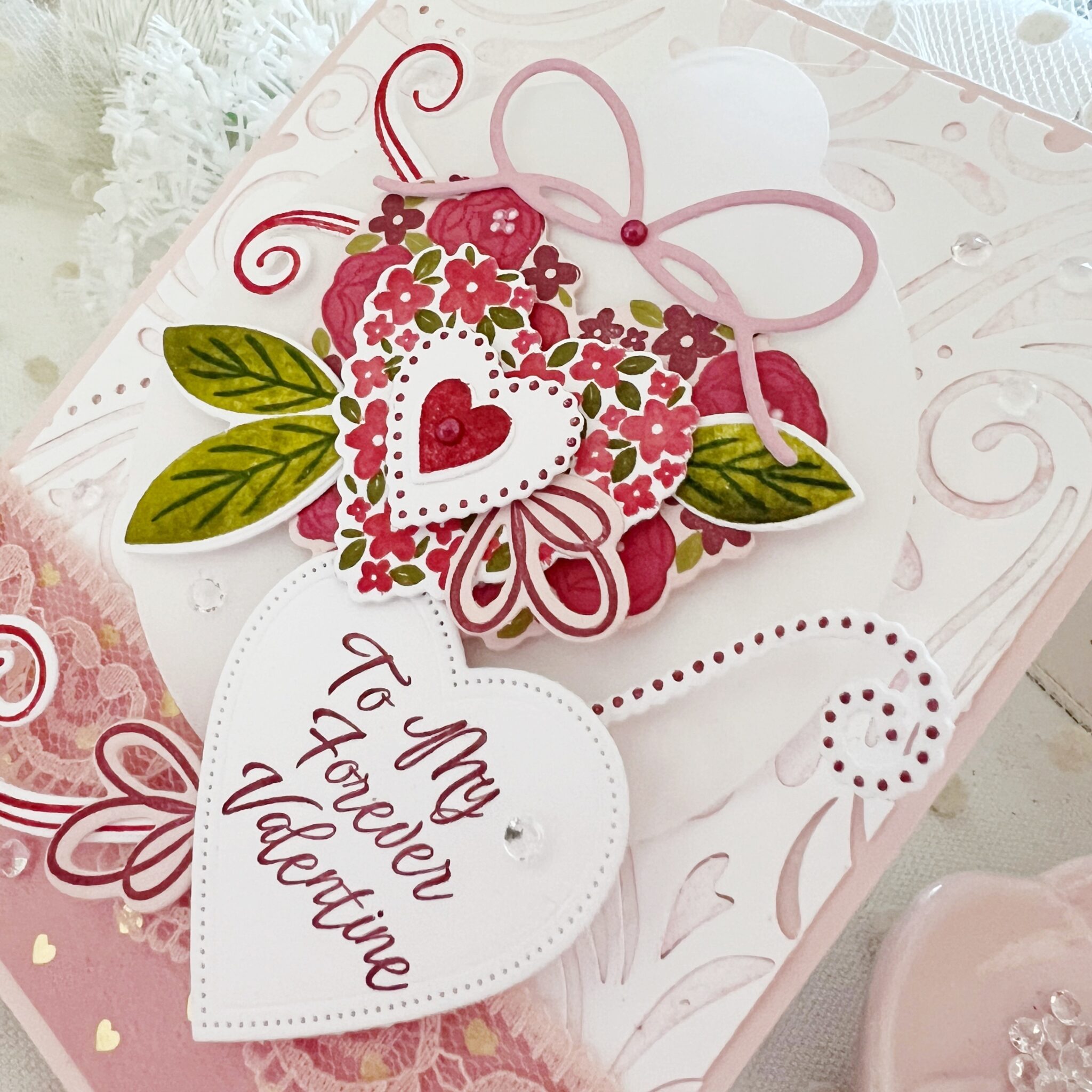 With All My Heart + Ornamental Swirl + Love to Layer: Rounded Hearts 1 ...