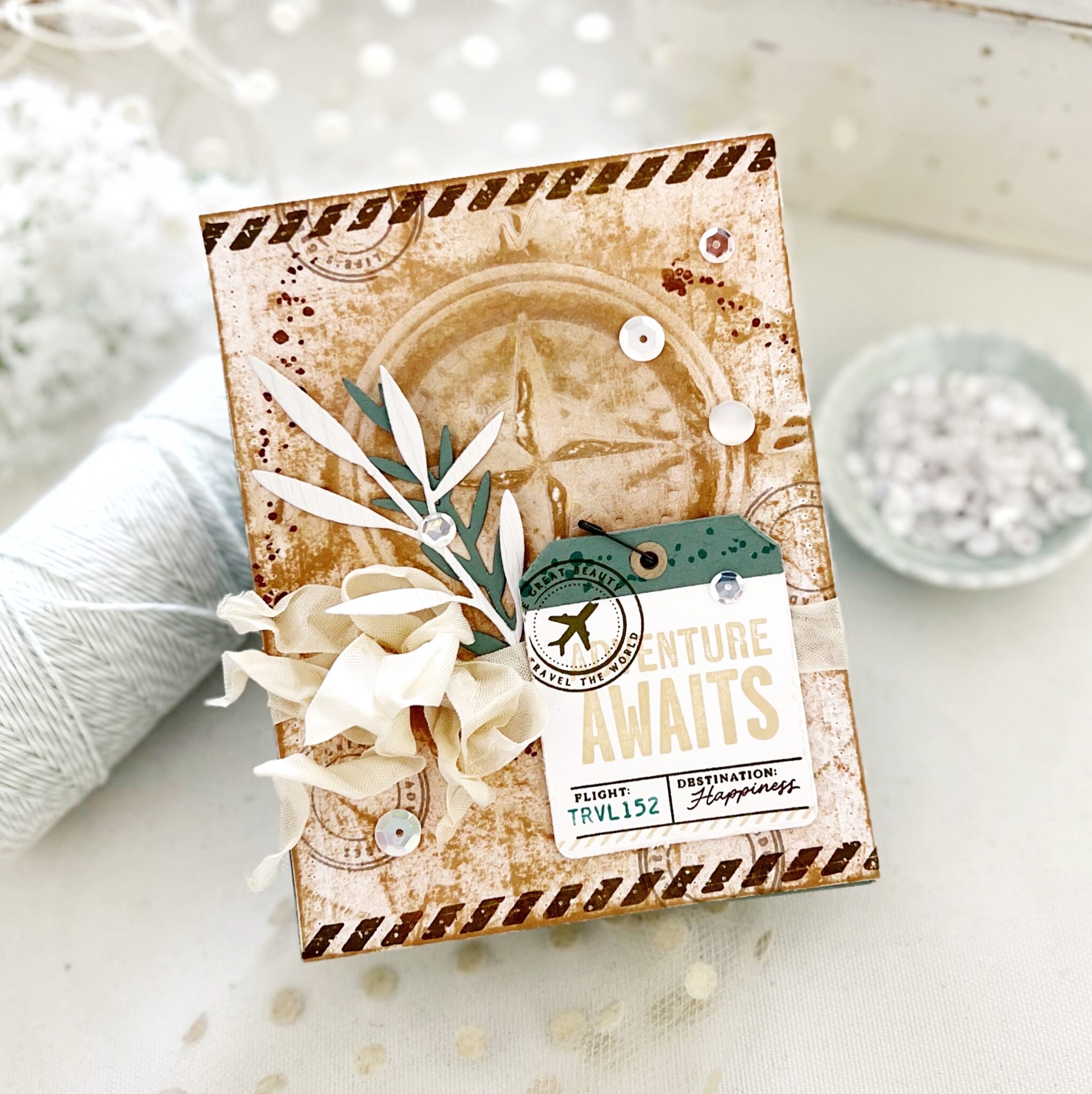 Going Places + Love to Layer: Circular Postage