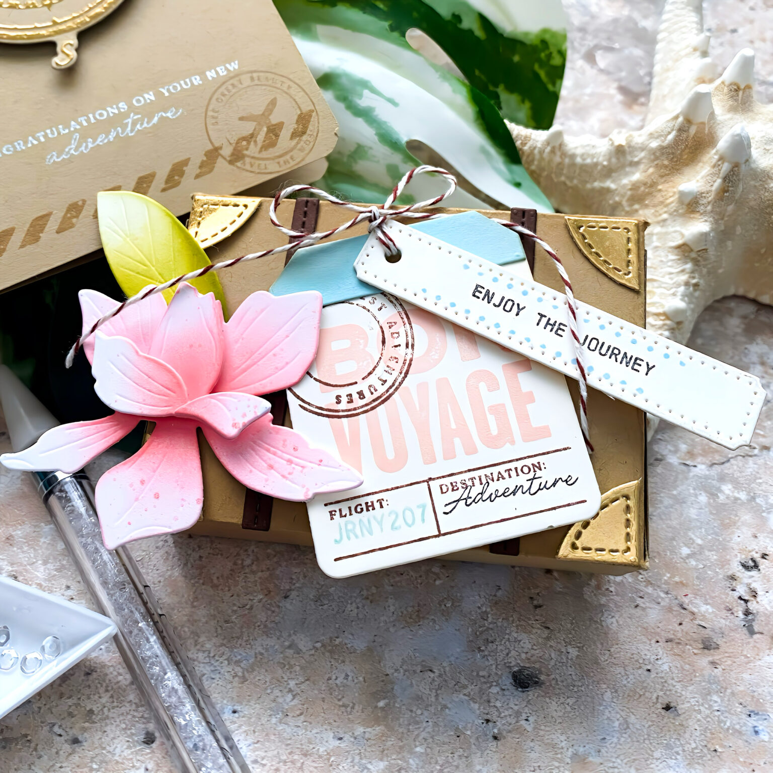 Going Places + Love to Layer: Circular Postage