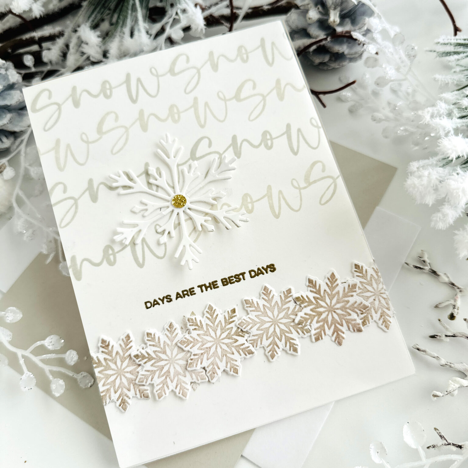 Build-a-Hat + This is Big Sentiments: Snow + Fantastic Front Snowflake ...