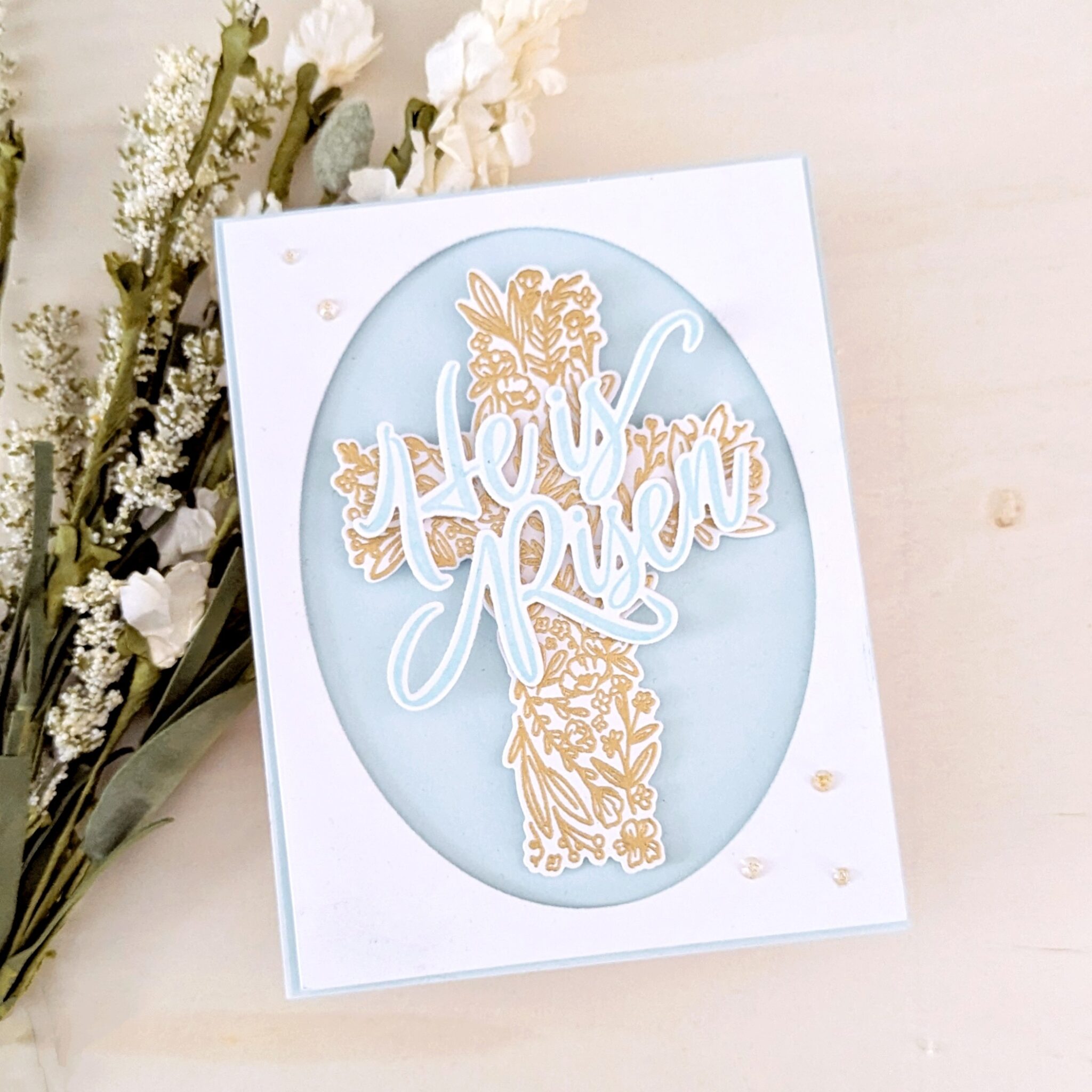 The Bigs Easter Sentiments stamps and dies + Perfectly Coiled ...