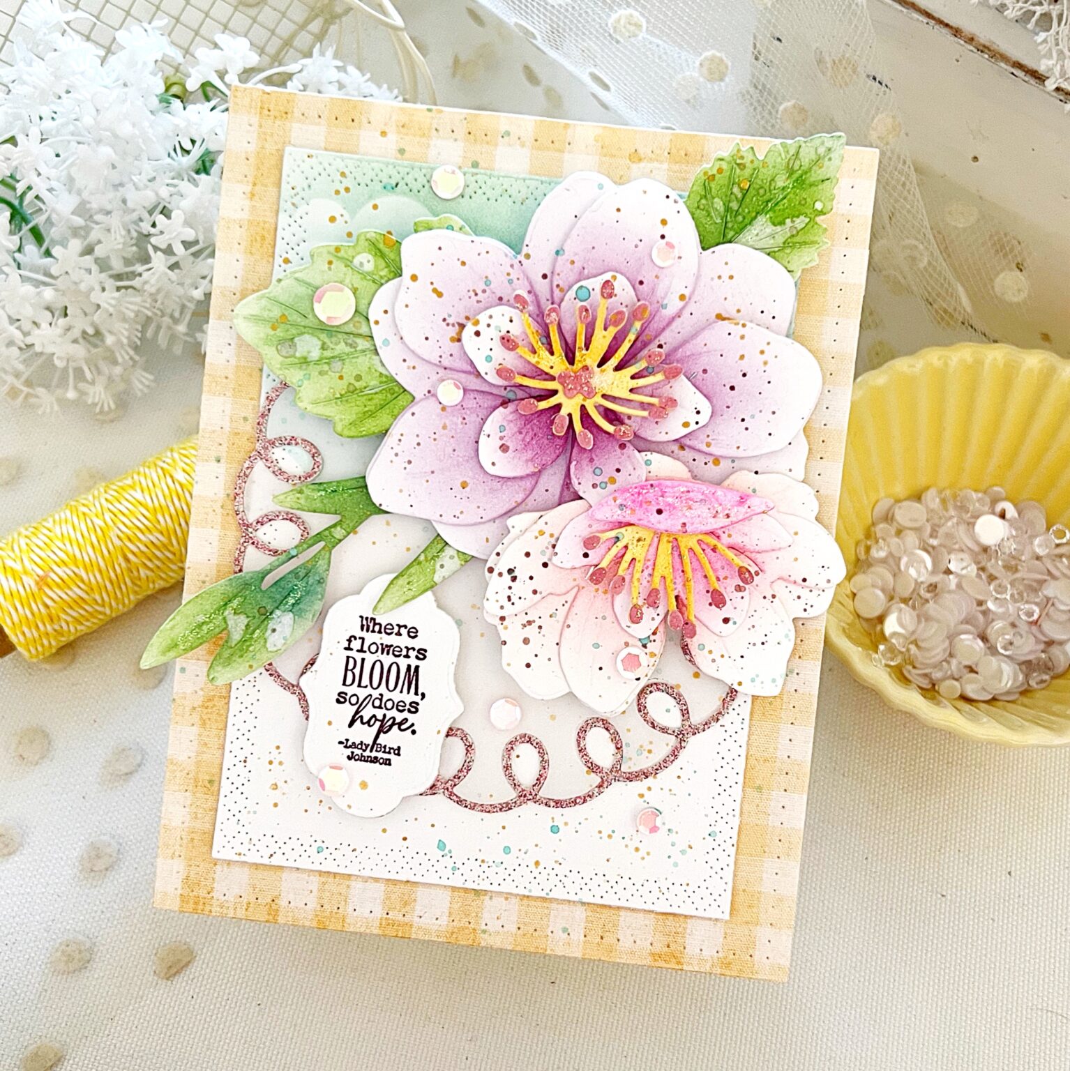 Into the Blooms: Radiant Florals + Perfectly Coiled Circles dies + Egg ...