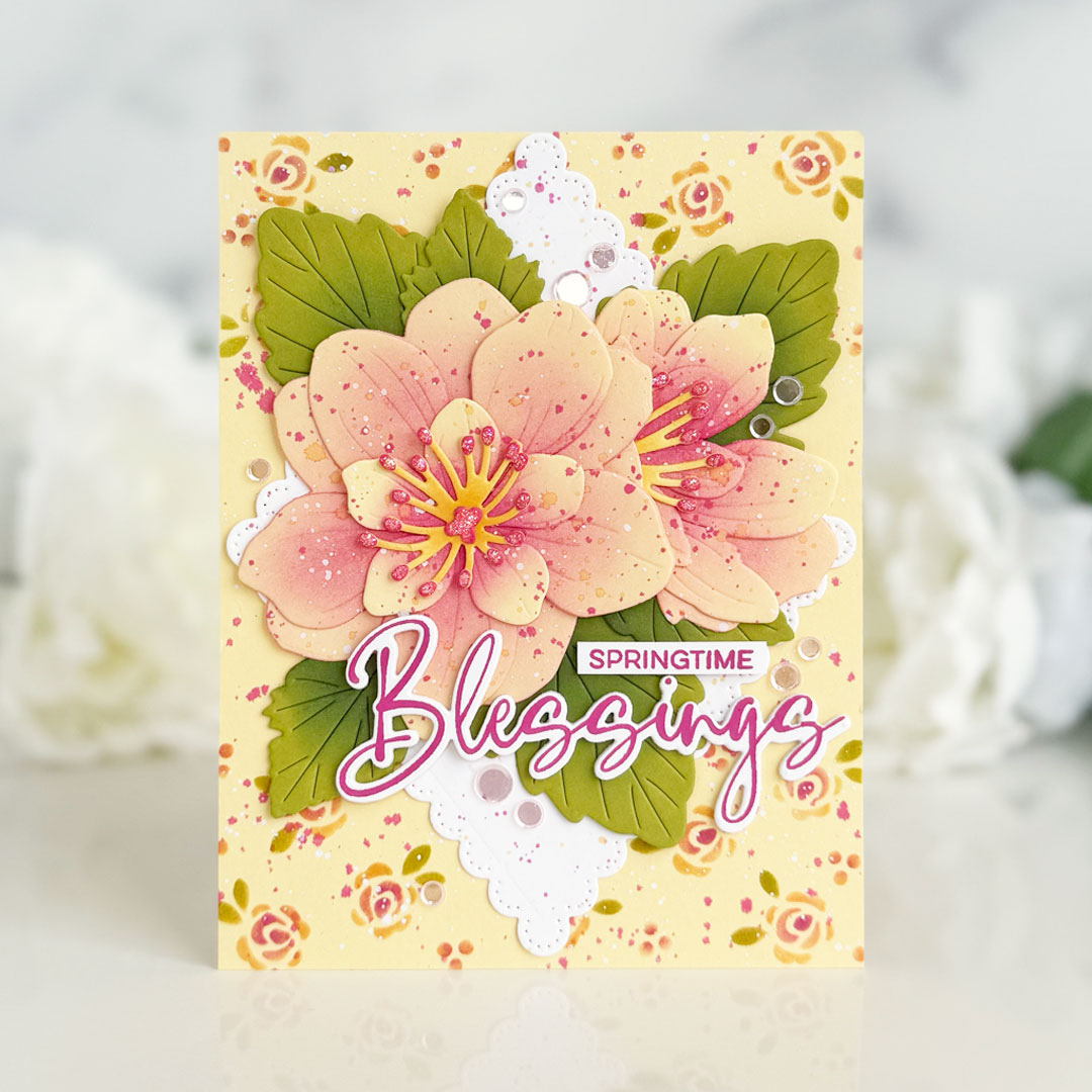 Project Inspiration: Springtime Blessings Card by Brenda Noelke