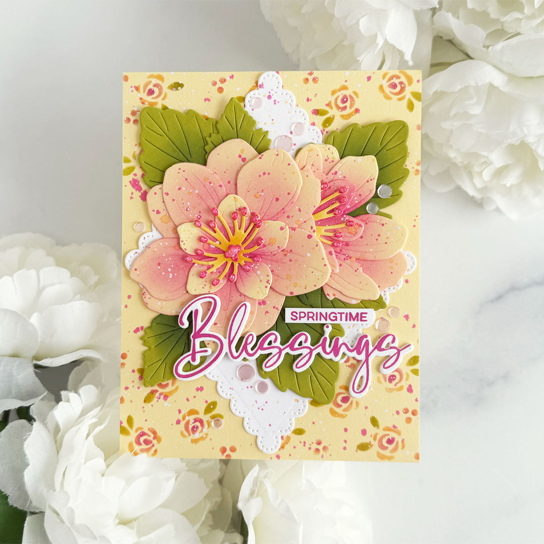 Project Inspiration: Springtime Blessings Card by Brenda Noelke