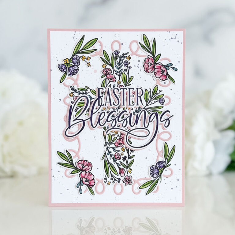 The Bigs Easter Sentiments stamps and dies + Perfectly Coiled ...