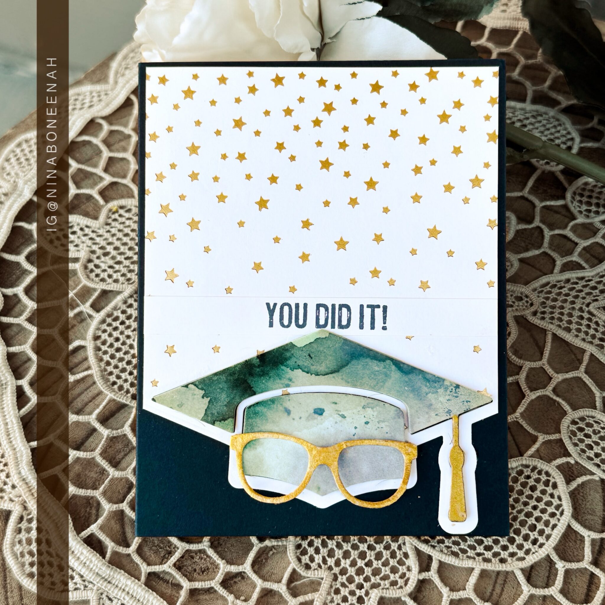 Elegant Edges: Graduation dies + Reflections Numbers 6 stamps and dies