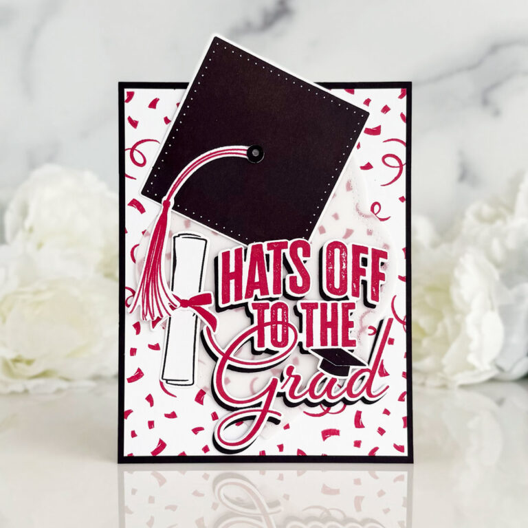 The Bigs Congrats to the Grad stamps and dies & Cornered: Graduation ...