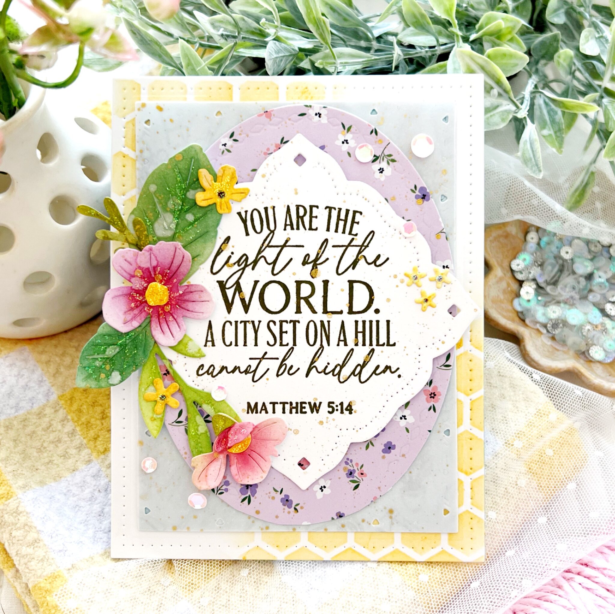 Reflections: Matthew 5 stamps and dies + Cornered: Jean Pocket dies ...