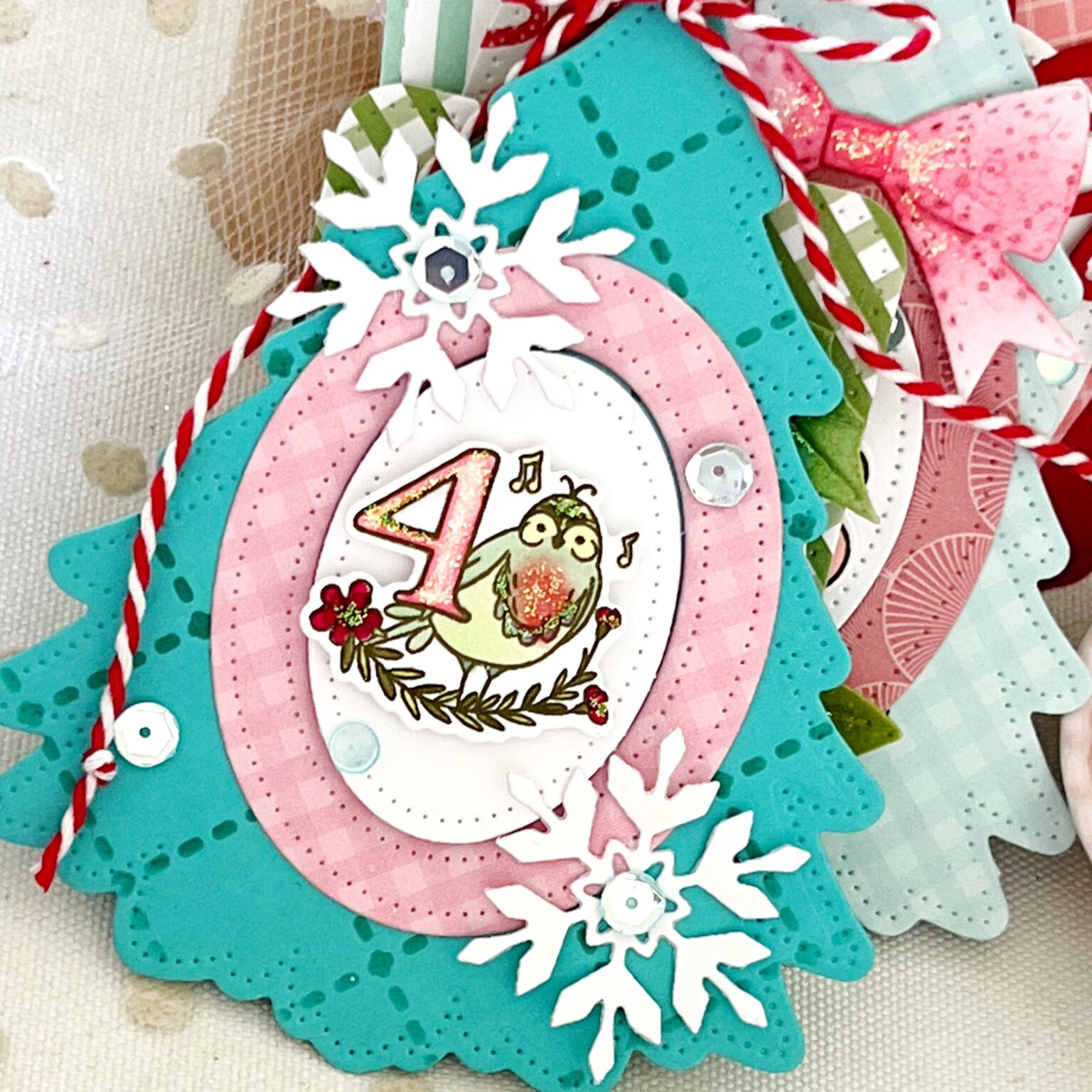The Twelve Days of Christmas Stamps & Dies + Build-A-Christmas Tree Die