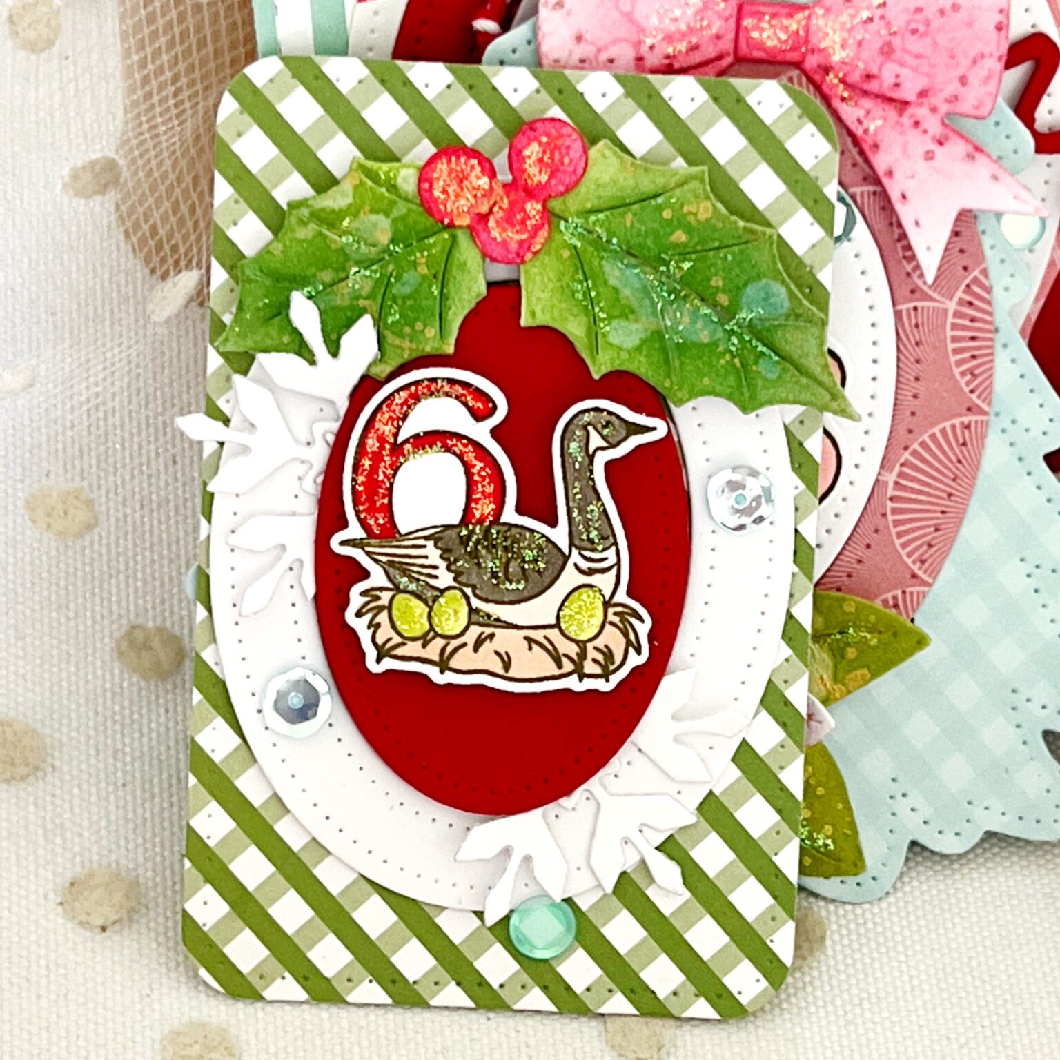 The Twelve Days of Christmas Stamps & Dies + Build-A-Christmas Tree Die