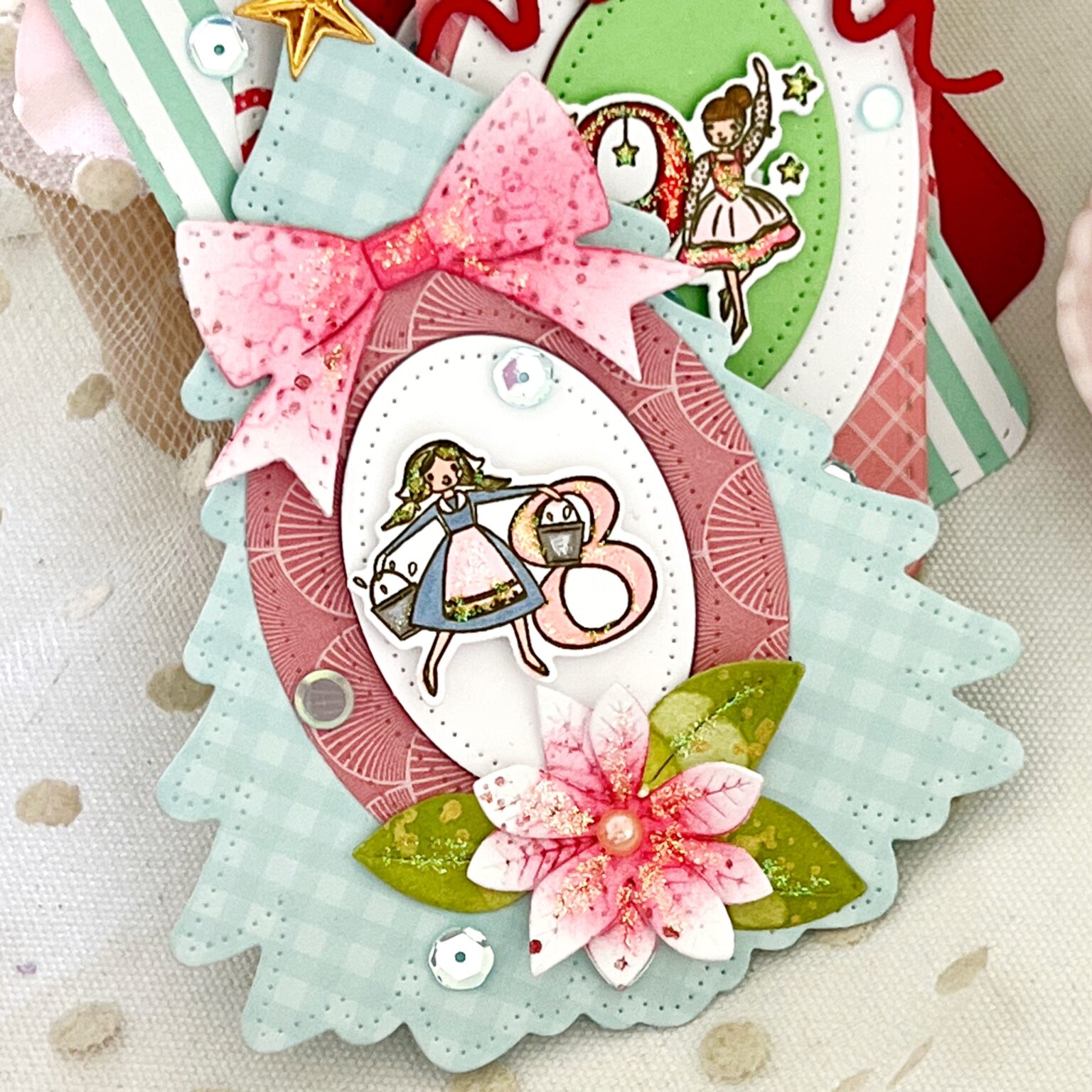 The Twelve Days of Christmas Stamps & Dies + Build-A-Christmas Tree Die