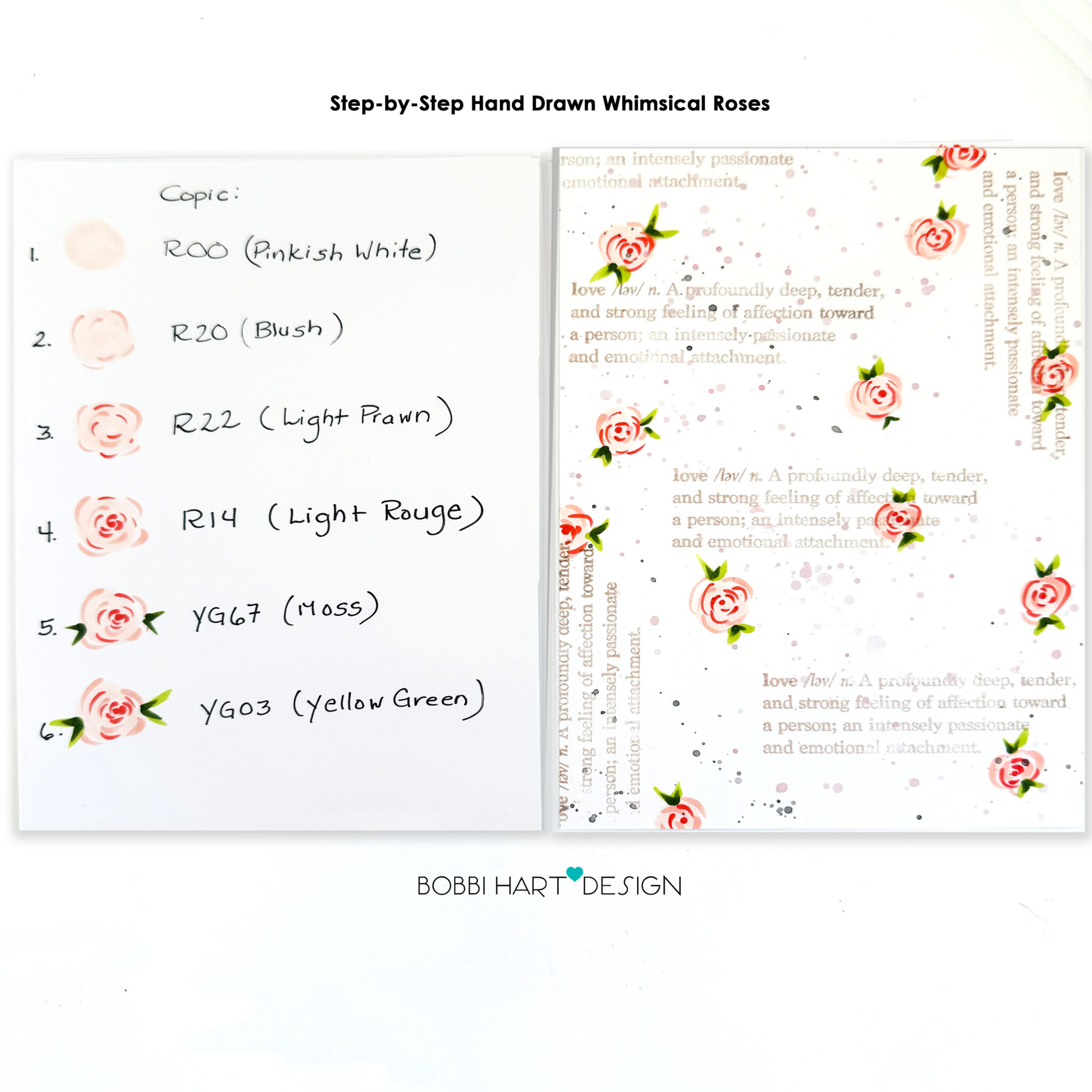 Project Inspiration: A Heart of Roses Valentine by Bobbi Lemanski